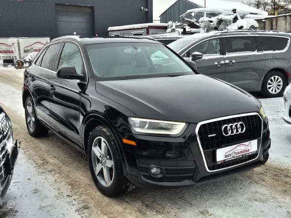 Black Audi Q3 2015 in Vilnius, with an engine capacity of 1.98 L and mileage of 226 thousand km for 8700 €, photo 6 on AUTOMOTO.COM.LV