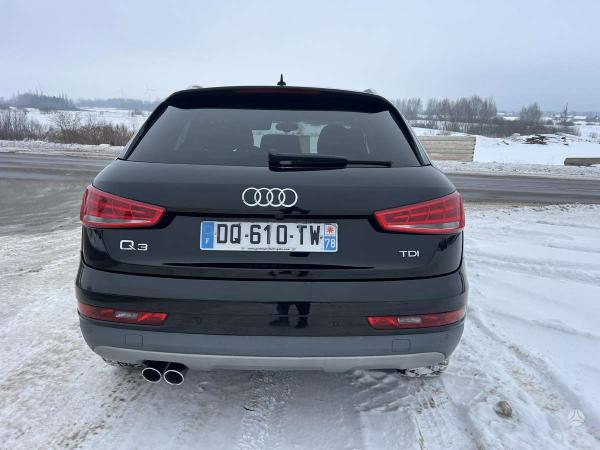 Black Audi Q3 2015 in Taurage, with an engine capacity of 1.97 L and mileage of 268 thousand km for 10900 €, photo 8 on AUTOMOTO.COM.LV