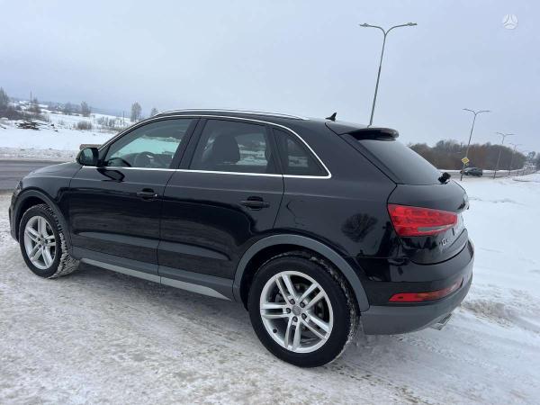 Black Audi Q3 2015 in Taurage, with an engine capacity of 1.97 L and mileage of 268 thousand km for 10900 €, photo 10 on AUTOMOTO.COM.LV