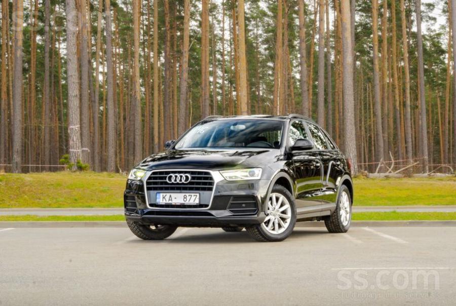 Melns Audi Q3 2015 Rīga, ar dzinēja tilpumu 1.40 L un nobraukumu 152 tūkst. km par 14190 €, foto 1 vietnē AUTOMOTO.COM.LV