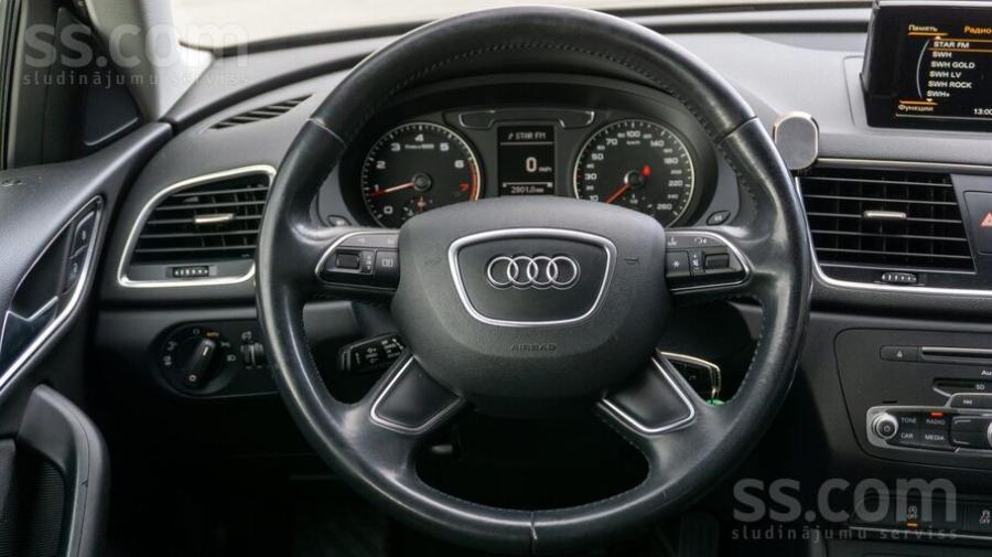 Melns Audi Q3 2015 Rīga, ar dzinēja tilpumu 1.40 L un nobraukumu 152 tūkst. km par 14190 €, foto 14 vietnē AUTOMOTO.COM.LV