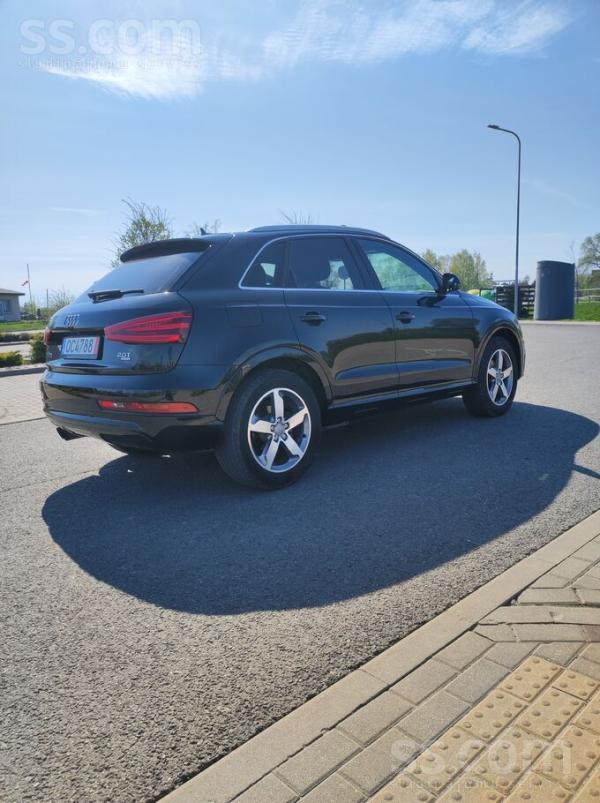 Black Audi Q3 2015 in Bauska, with an engine capacity of 2.00 L and mileage of 178 thousand km for 14690 €, photo 5 on AUTOMOTO.COM.LV