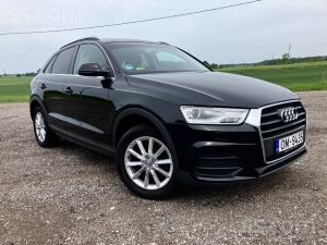 Black Audi Q3 2015 in Talsi, with an engine capacity of 1.40 L and mileage of 183 thousand km for 14500 €, photo  on AUTOMOTO.COM.LV