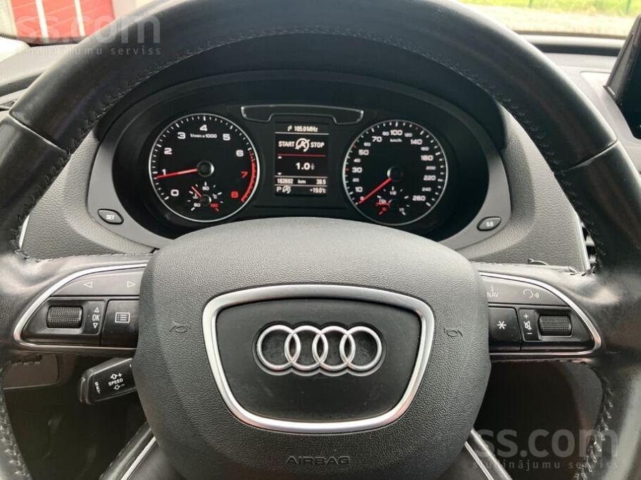 Melns Audi Q3 2015 Talsi, ar dzinēja tilpumu 1.40 L un nobraukumu 183 tūkst. km par 14500 €, foto 13 vietnē AUTOMOTO.COM.LV