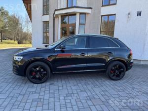 Black Audi Q3 2015 in Jelgava, with an engine capacity of 2.00 L and mileage of 218 thousand km for 12950 €, photo 4 on AUTOMOTO.COM.LV
