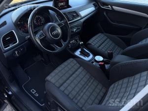 Black Audi Q3 2015 in Jelgava, with an engine capacity of 2.00 L and mileage of 218 thousand km for 12950 €, photo 10 on AUTOMOTO.COM.LV