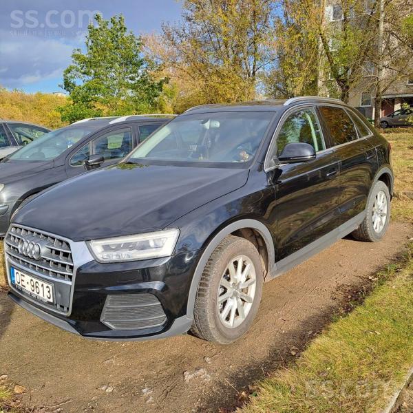 Melns Audi Q3 2015 Daugavpils, ar dzinēja tilpumu 2.00 L un nobraukumu 0 tūkst. km par 10250 €, foto 2 vietnē AUTOMOTO.COM.LV