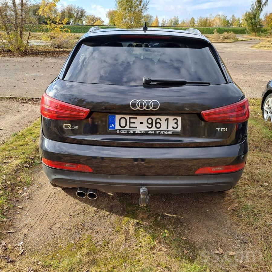 Melns Audi Q3 2015 Daugavpils, ar dzinēja tilpumu 2.00 L un nobraukumu 0 tūkst. km par 10250 €, foto 4 vietnē AUTOMOTO.COM.LV