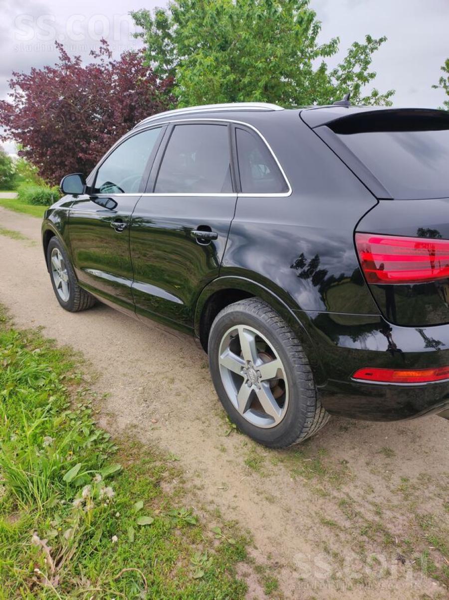 Melns Audi Q3 2015 Bauska, ar dzinēja tilpumu 2.00 L un nobraukumu 179 tūkst. km par 14500 €, foto 4 vietnē AUTOMOTO.COM.LV