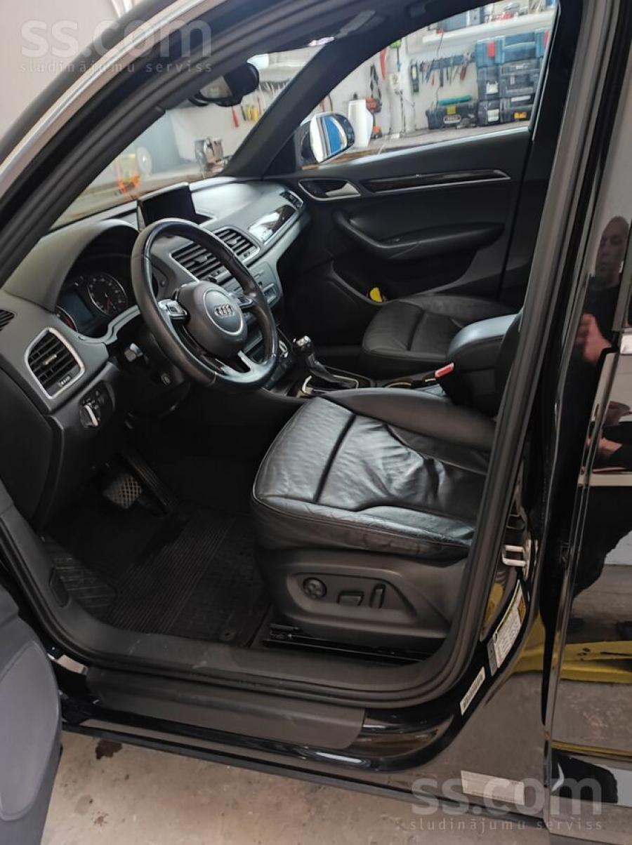 Melns Audi Q3 2015 Bauska, ar dzinēja tilpumu 2.00 L un nobraukumu 179 tūkst. km par 14500 €, foto 9 vietnē AUTOMOTO.COM.LV