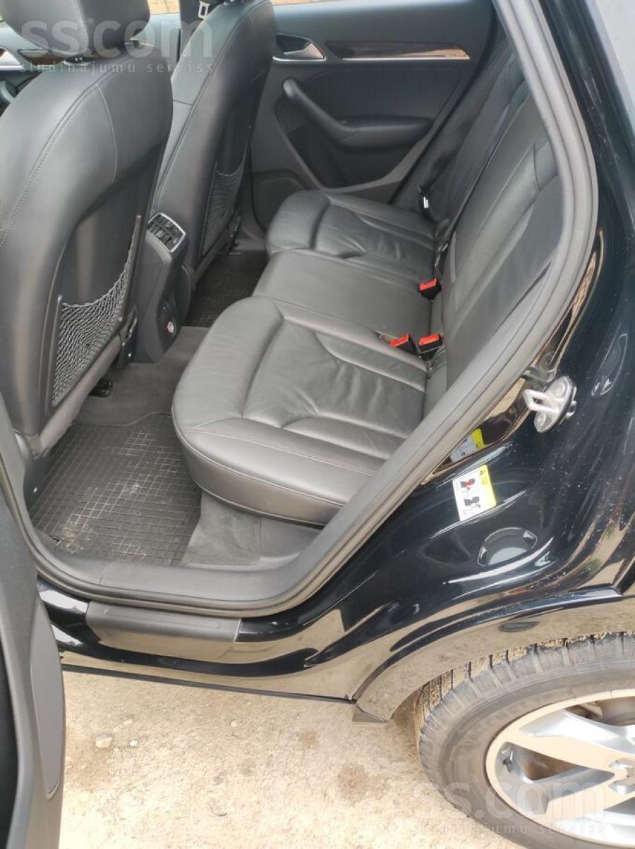 Melns Audi Q3 2015 Bauska, ar dzinēja tilpumu 2.00 L un nobraukumu 179 tūkst. km par 14500 €, foto 10 vietnē AUTOMOTO.COM.LV