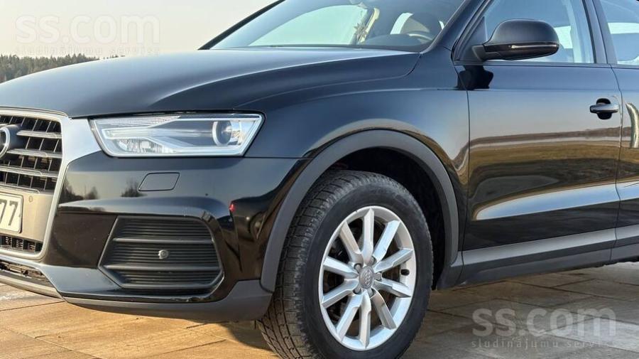 Black Audi Q3 2015 in Riga, with an engine capacity of 1.40 L and mileage of 152 thousand km for 14500 €, photo 4 on AUTOMOTO.COM.LV