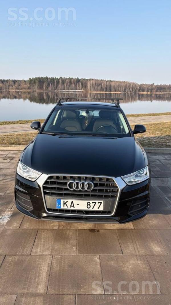 Black Audi Q3 2015 in Riga, with an engine capacity of 1.40 L and mileage of 152 thousand km for 14500 €, photo 5 on AUTOMOTO.COM.LV