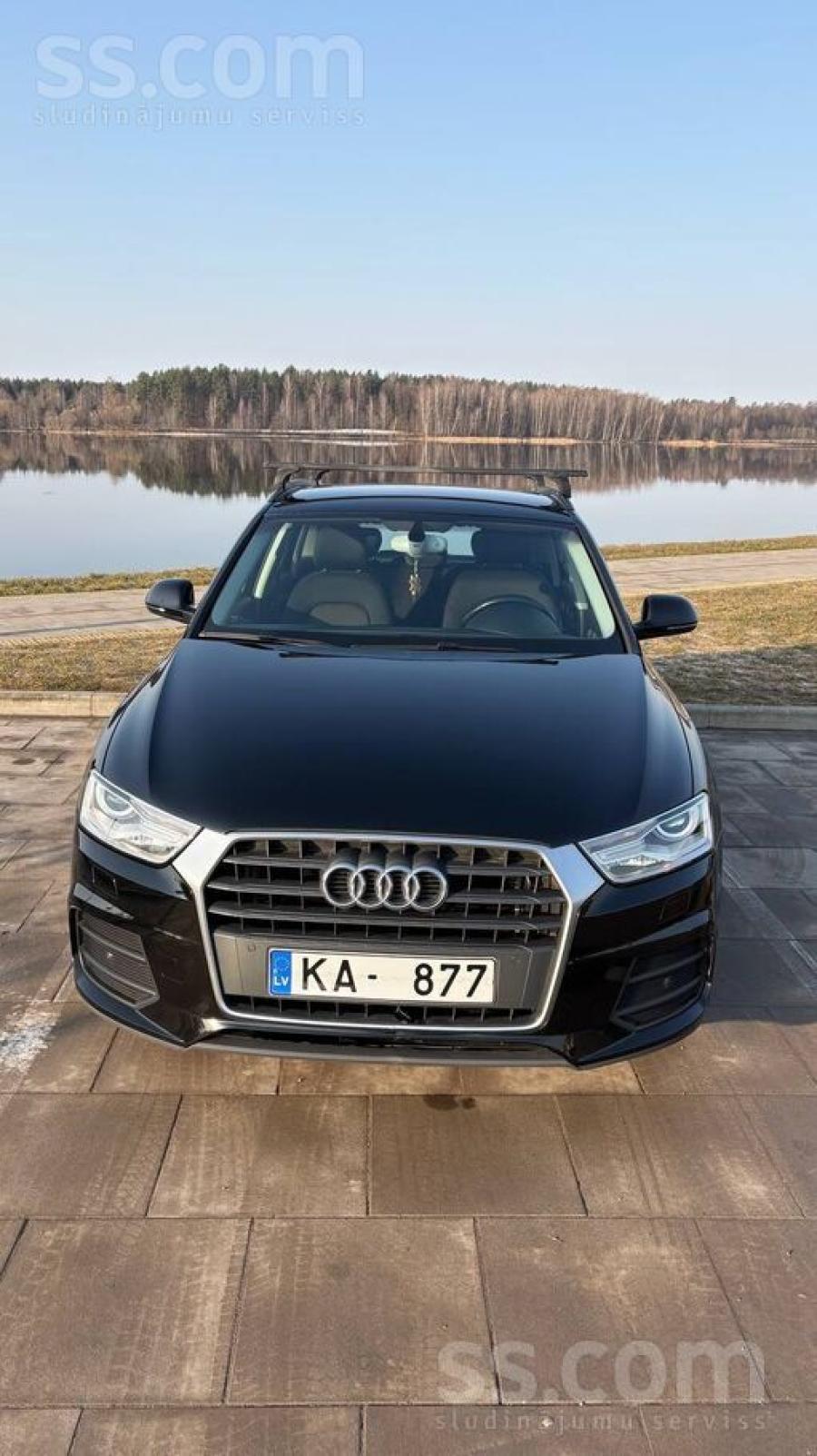 Black Audi Q3 2015 in Riga, with an engine capacity of 1.40 L and mileage of 152 thousand km for 14500 €, photo 6 on AUTOMOTO.COM.LV