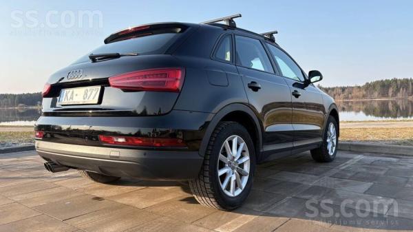 Black Audi Q3 2015 in Riga, with an engine capacity of 1.40 L and mileage of 152 thousand km for 14500 €, photo 6 on AUTOMOTO.COM.LV