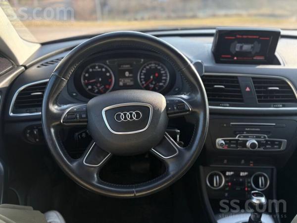 Black Audi Q3 2015 in Riga, with an engine capacity of 1.40 L and mileage of 152 thousand km for 14500 €, photo 9 on AUTOMOTO.COM.LV