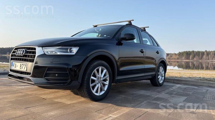 Black Audi Q3 2015 in Riga, with an engine capacity of 1.40 L and mileage of 152 thousand km for 15500 €, photo 1 on AUTOMOTO.COM.LV