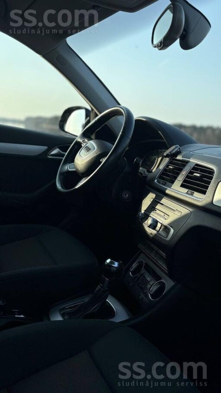 Black Audi Q3 2015 in Riga, with an engine capacity of 1.40 L and mileage of 152 thousand km for 15500 €, photo 15 on AUTOMOTO.COM.LV