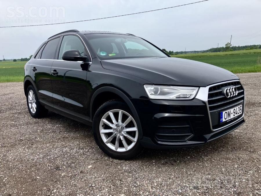 Melns Audi Q3 2015 Talsi, ar dzinēja tilpumu 1.40 L un nobraukumu 183 tūkst. km par 14500 €, foto 1 vietnē AUTOMOTO.COM.LV