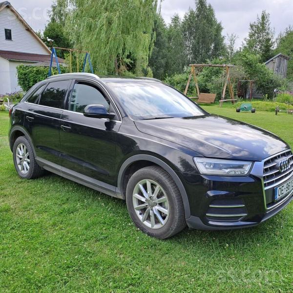 Melns Audi Q3 2015 Daugavpils, ar dzinēja tilpumu 2.00 L un nobraukumu 280 tūkst. km par 9990 €, foto 1 vietnē AUTOMOTO.COM.LV