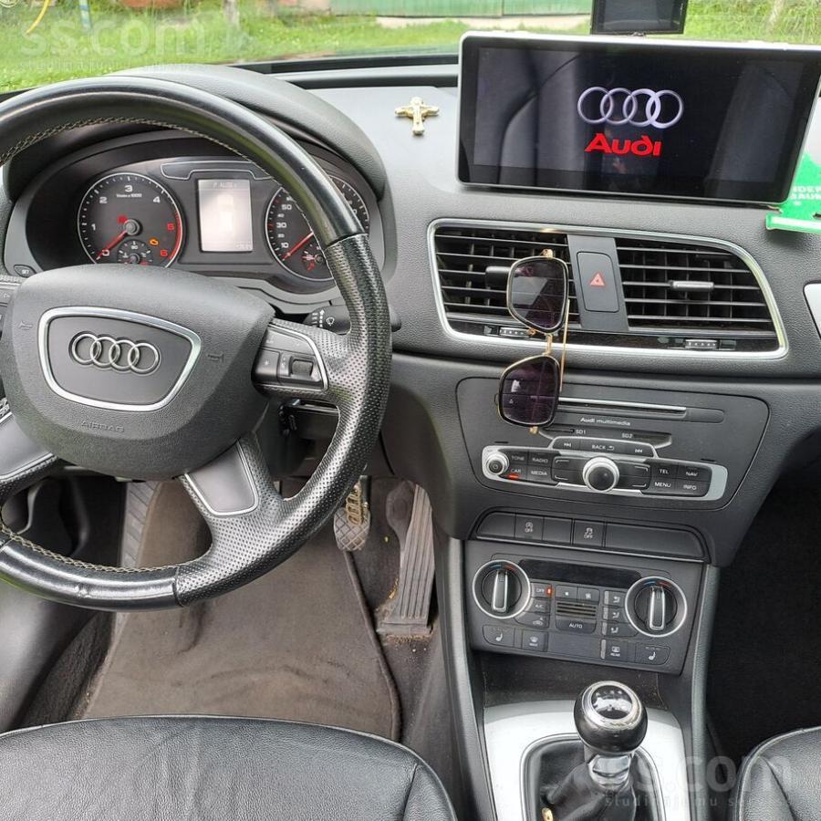 Black Audi Q3 2015 in Daugavpils, with an engine capacity of 2.00 L and mileage of 280 thousand km for 9990 €, photo 13 on AUTOMOTO.COM.LV