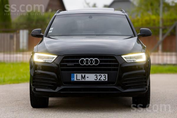 Melns Audi Q3 2015 Jelgava, ar dzinēja tilpumu 2.00 L un nobraukumu 178 tūkst. km par 14500 €, foto 1 vietnē AUTOMOTO.COM.LV