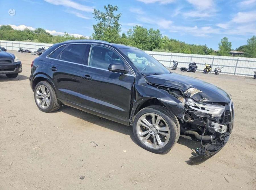 Black Audi Q3 2015 in Siauliai, with an engine capacity of 1.98 L and mileage of 133 thousand km for 6950 €, photo 5 on AUTOMOTO.COM.LV