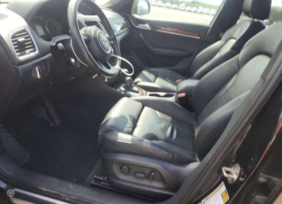 Black Audi Q3 2015 in Siauliai, with an engine capacity of 1.98 L and mileage of 133 thousand km for 6950 €, photo 9 on AUTOMOTO.COM.LV