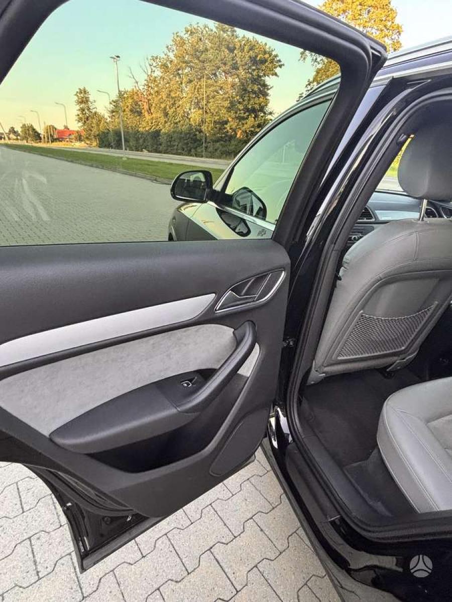 Black Audi Q3 2015 in Kaunas, with an engine capacity of 1.97 L and mileage of 252 thousand km for 11500 €, photo 6 on AUTOMOTO.COM.LV