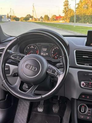 Black Audi Q3 2015 in Kaunas, with an engine capacity of 1.97 L and mileage of 252 thousand km for 11500 €, photo 8 on AUTOMOTO.COM.LV