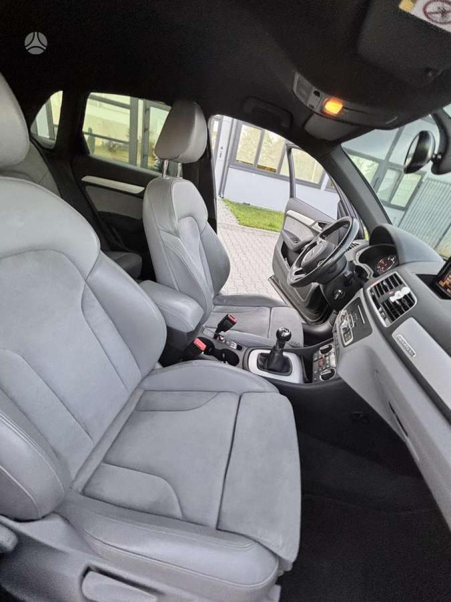 Black Audi Q3 2015 in Kaunas, with an engine capacity of 1.97 L and mileage of 252 thousand km for 11500 €, photo 11 on AUTOMOTO.COM.LV
