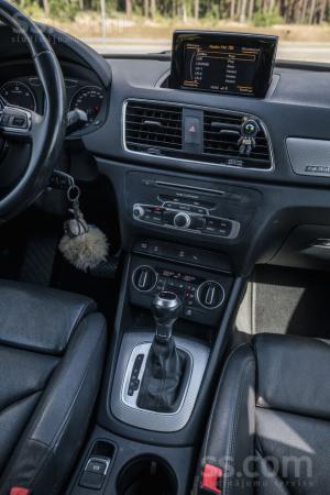 Black Audi Q3 2015 in Riga, with an engine capacity of 2.00 L and mileage of 260 thousand km for 12600 €, photo 8 on AUTOMOTO.COM.LV