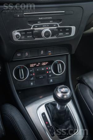 Black Audi Q3 2015 in Riga, with an engine capacity of 2.00 L and mileage of 260 thousand km for 12600 €, photo 10 on AUTOMOTO.COM.LV