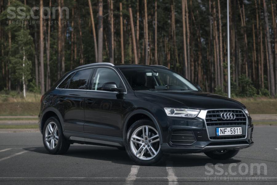 Black Audi Q3 2015 in Riga, with an engine capacity of 2.00 L and mileage of 260 thousand km for 12600 €, photo 18 on AUTOMOTO.COM.LV