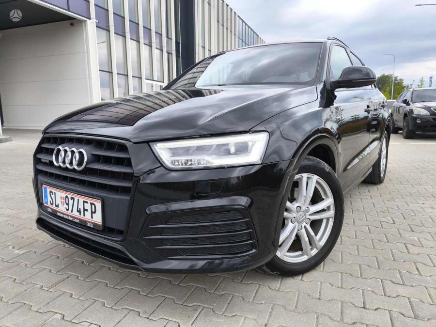 Melns Audi Q3 2015 Viļņa, ar dzinēja tilpumu 1.97 L un nobraukumu 246 tūkst. km par 11800 €, foto 1 vietnē AUTOMOTO.COM.LV