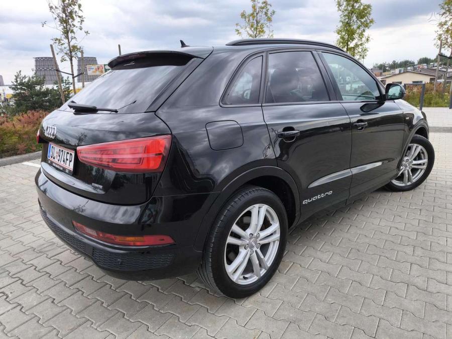Melns Audi Q3 2015 Viļņa, ar dzinēja tilpumu 1.97 L un nobraukumu 246 tūkst. km par 11800 €, foto 7 vietnē AUTOMOTO.COM.LV