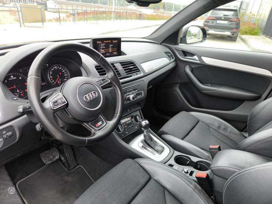 Melns Audi Q3 2015 Viļņa, ar dzinēja tilpumu 1.97 L un nobraukumu 246 tūkst. km par 11800 €, foto 14 vietnē AUTOMOTO.COM.LV