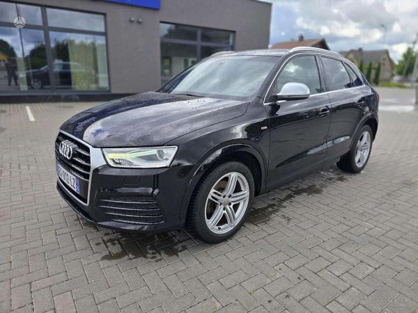 Black Audi Q3 2015 in Taurage, with an engine capacity of 1.97 L and mileage of 232 thousand km for 12600 €, photo 1 on AUTOMOTO.COM.LV