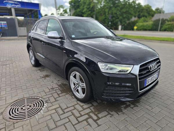 Black Audi Q3 2015 in Taurage, with an engine capacity of 1.97 L and mileage of 232 thousand km for 12600 €, photo 3 on AUTOMOTO.COM.LV