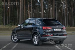 Black Audi Q3 2015 in Riga, with an engine capacity of 2.00 L and mileage of 259 thousand km for 11700 €, photo 6 on AUTOMOTO.COM.LV