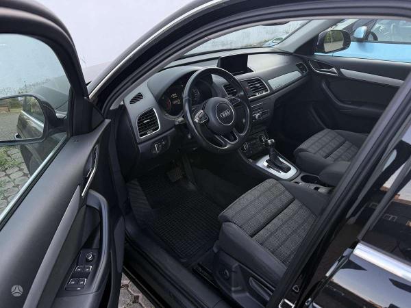Black Audi Q3 2015 in Jonava, with an engine capacity of 1.97 L and mileage of 213 thousand km for 13300 €, photo 6 on AUTOMOTO.COM.LV