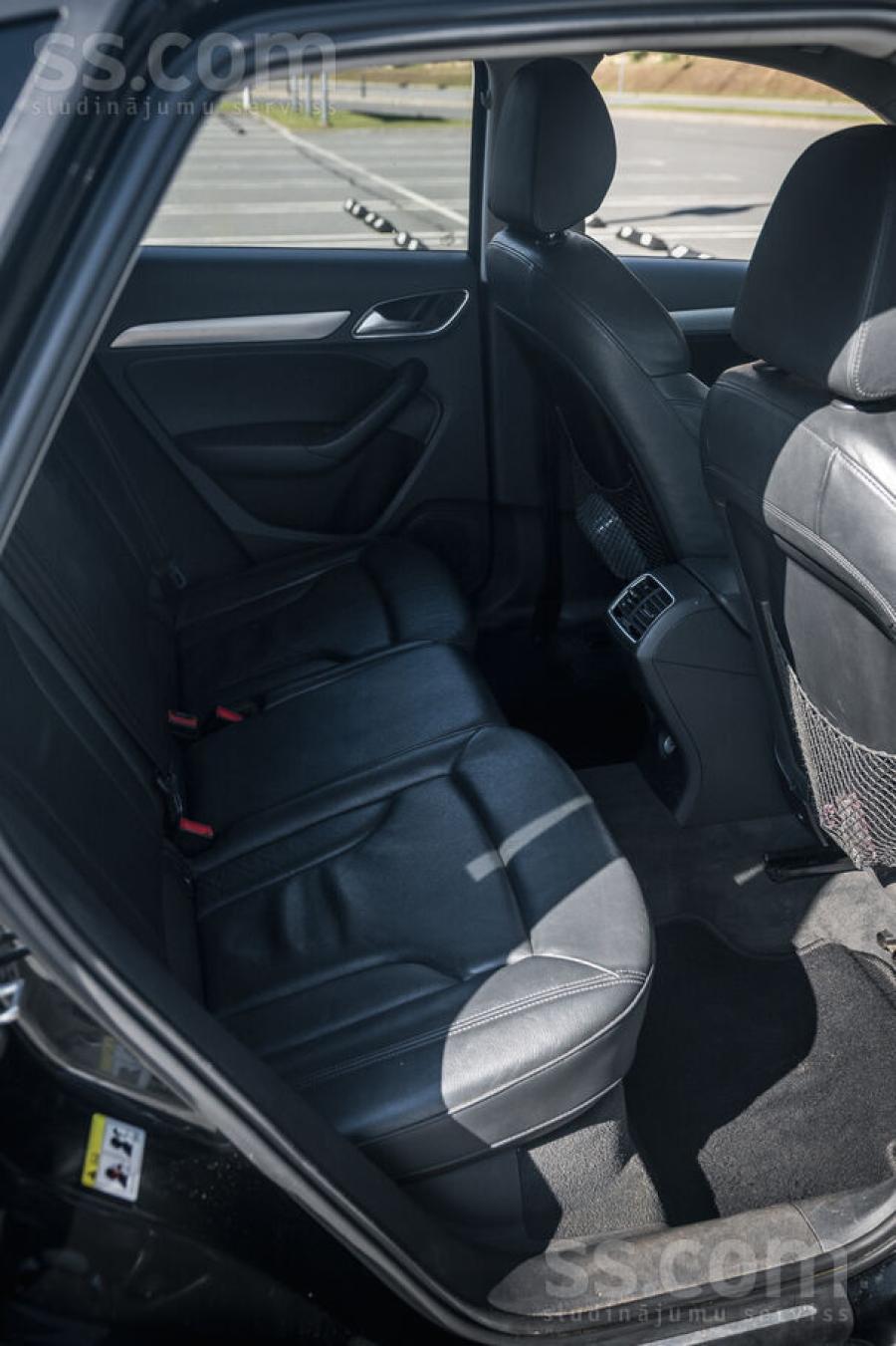 Black Audi Q3 2015 in Riga, with an engine capacity of 2.00 L and mileage of 259 thousand km for 10000 €, photo 16 on AUTOMOTO.COM.LV