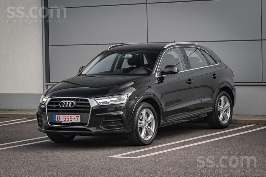 Melns Audi Q3 2015 Rīga, ar dzinēja tilpumu 2.00 L un nobraukumu 0 tūkst. km par 12500 €, foto 1 vietnē AUTOMOTO.COM.LV