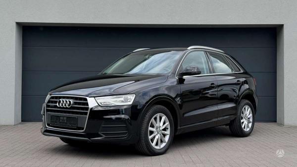 Black Audi Q3 2015 in Jonava, with an engine capacity of 1.97 L and mileage of 214 thousand km for 13250 €, photo 1 on AUTOMOTO.COM.LV