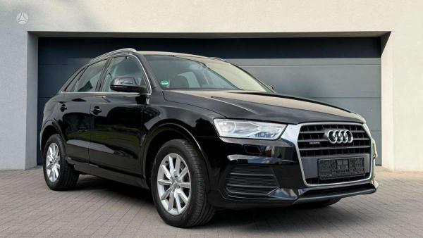 Black Audi Q3 2015 in Jonava, with an engine capacity of 1.97 L and mileage of 214 thousand km for 13250 €, photo 3 on AUTOMOTO.COM.LV