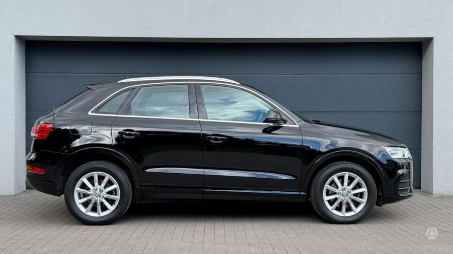 Black Audi Q3 2015 in Jonava, with an engine capacity of 1.97 L and mileage of 214 thousand km for 13250 €, photo 5 on AUTOMOTO.COM.LV