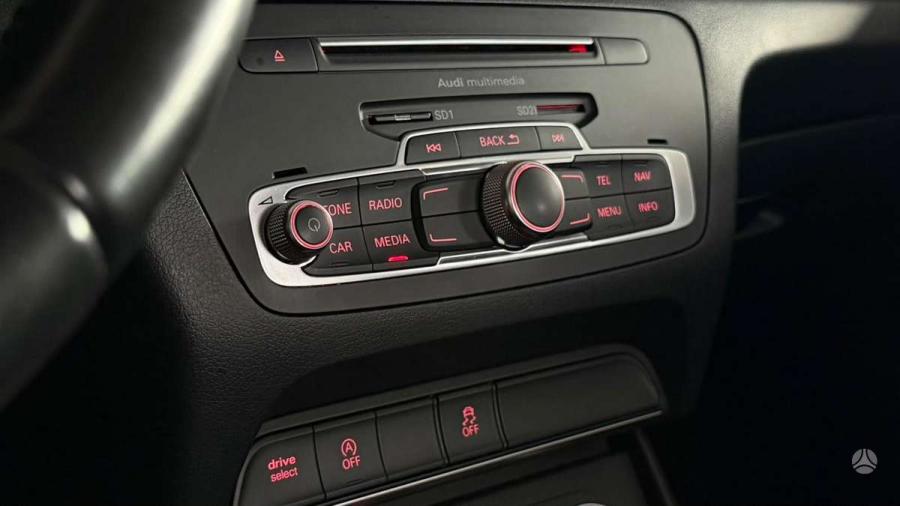 Black Audi Q3 2015 in Jonava, with an engine capacity of 1.97 L and mileage of 214 thousand km for 13250 €, photo 18 on AUTOMOTO.COM.LV