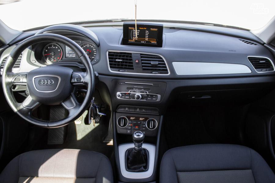 Melns Audi Q3 2015 Kauņa, ar dzinēja tilpumu 1.40 L un nobraukumu 216 tūkst. km par 13200 €, foto 9 vietnē AUTOMOTO.COM.LV
