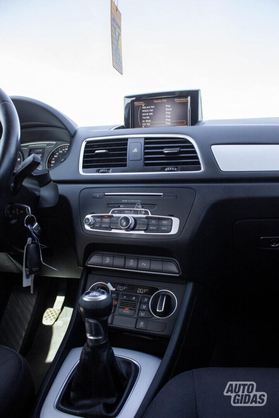 Melns Audi Q3 2015 Kauņa, ar dzinēja tilpumu 1.40 L un nobraukumu 216 tūkst. km par 13200 €, foto 14 vietnē AUTOMOTO.COM.LV