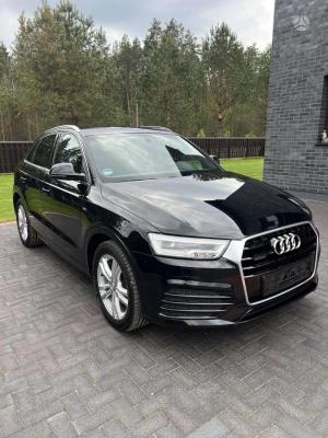 Black Audi Q3 2015 in Varena, with an engine capacity of 1.97 L and mileage of 251 thousand km for 13990 €, photo 3 on AUTOMOTO.COM.LV